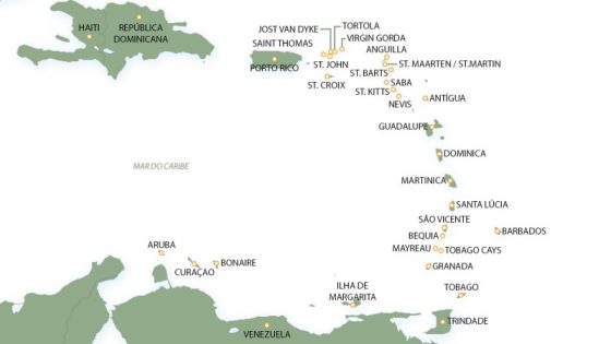 Onde fica o Caribe: ilhas, países e o que fazer - Destinos - Krooze