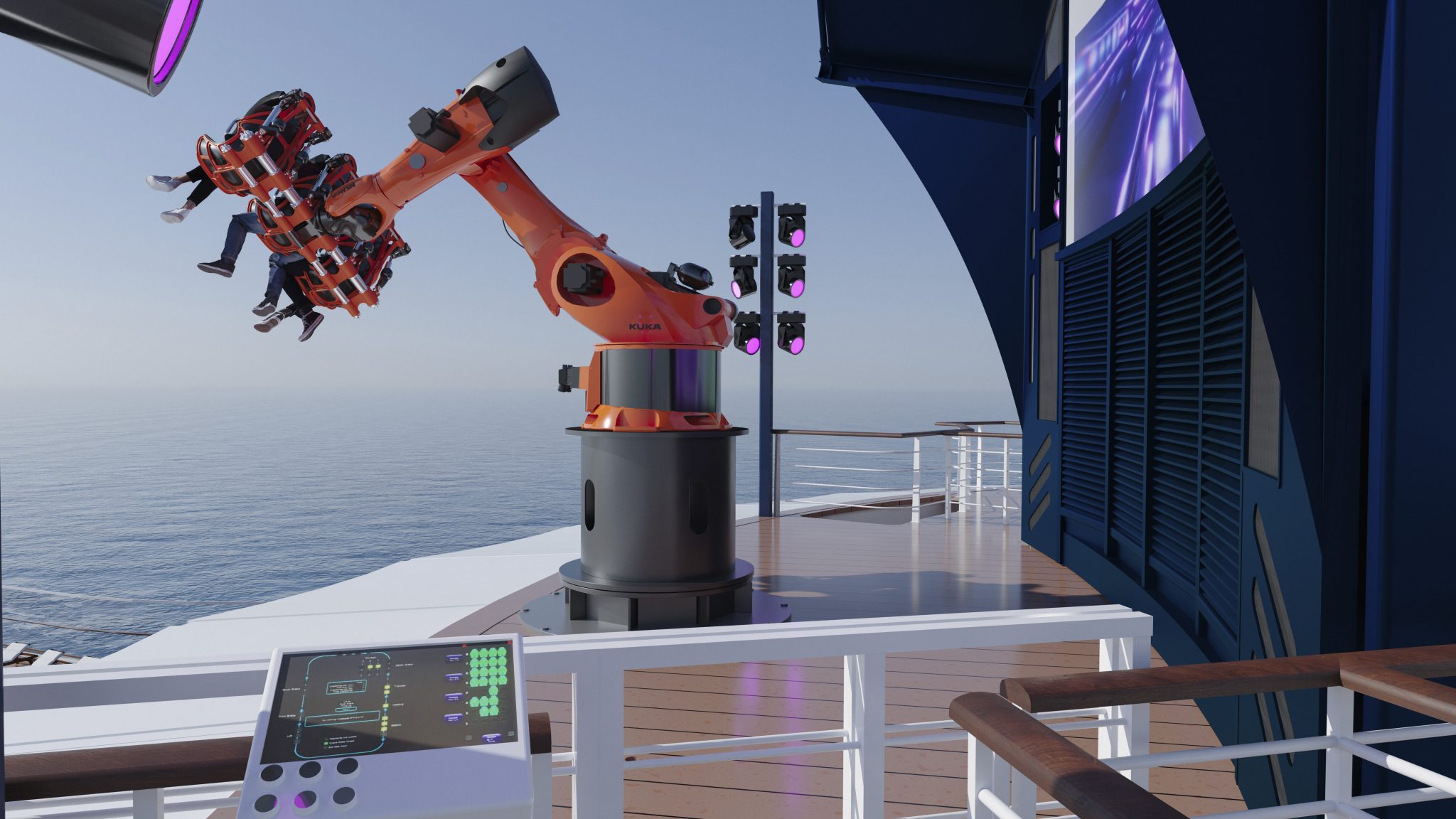 Robotron é a nova atração do MSC Seascape - Krooze