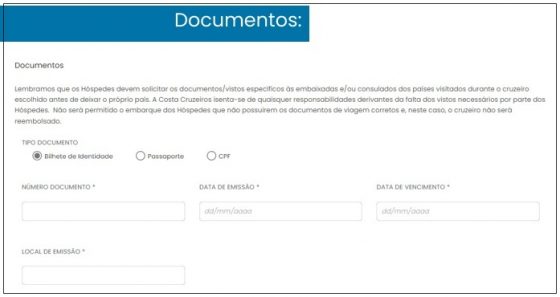 Confira: como fazer seu Web Check-in na Costa Cruzeiros - Krooze