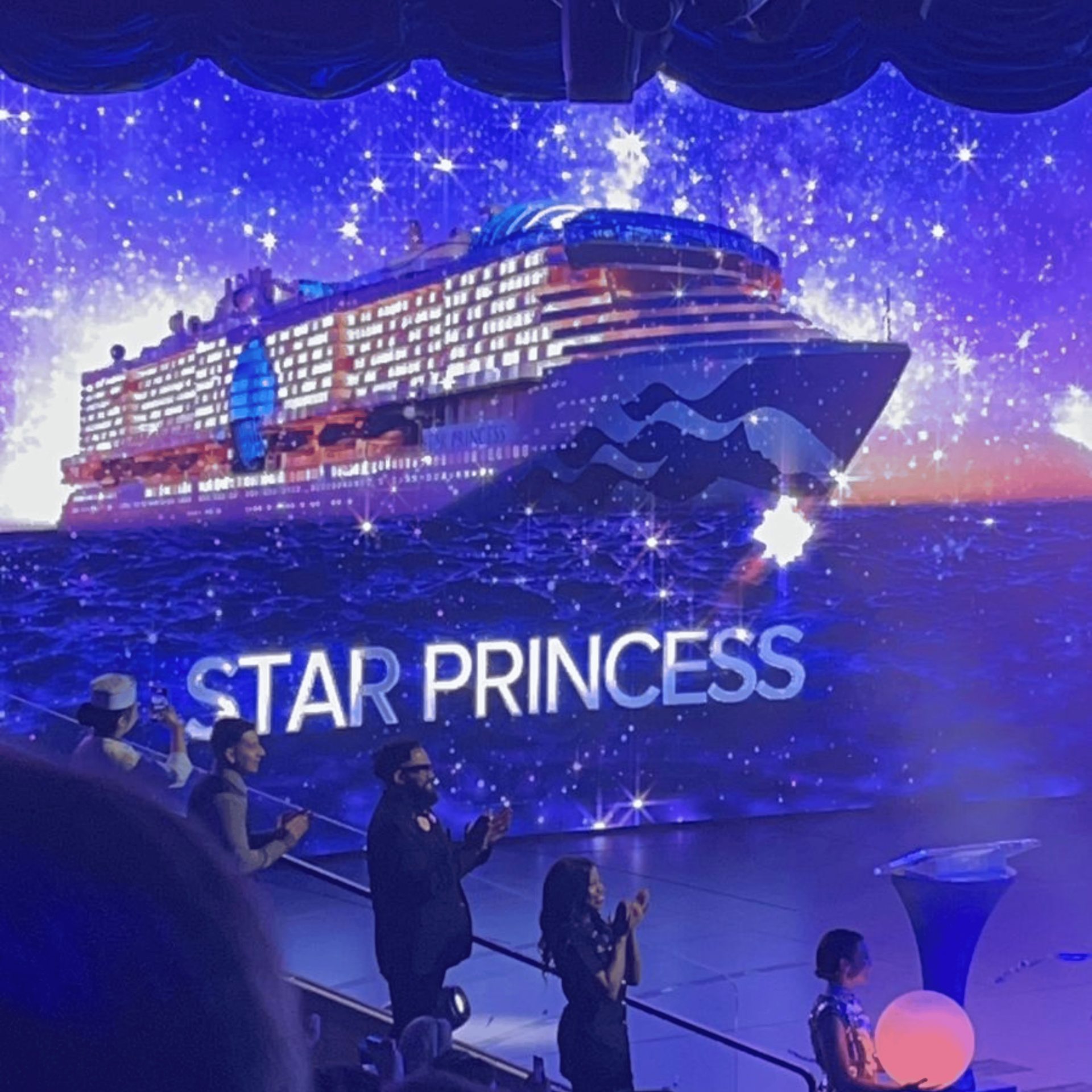 Star Princess é batizado em cerimônia no Caribe